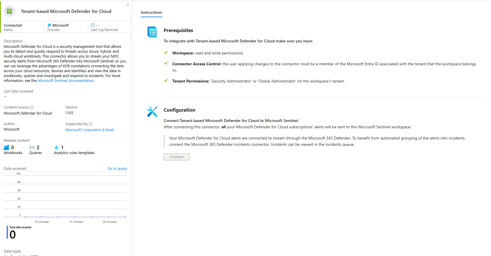 Continuous Export: Defender for Cloud into Log Analytics