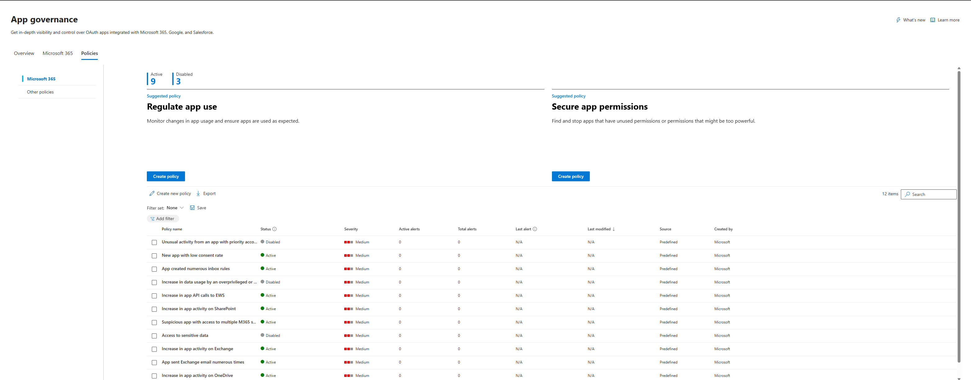App Governance, OAuth & Remediation in Defender for Cloud Apps